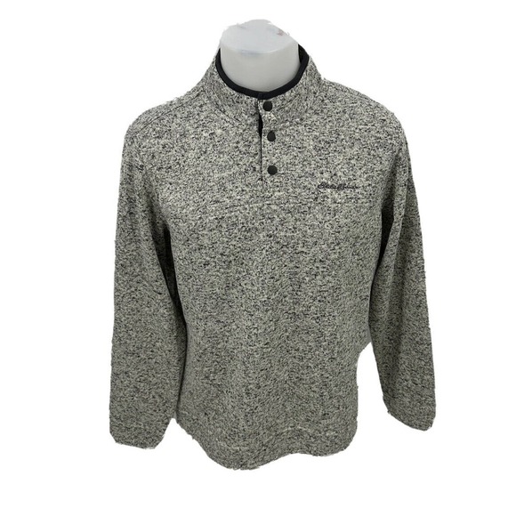 Eddie Bauer | Sweaters | Eddie Bauer Mens Heavyweight Radiator Fleece Quarter Snap Pullover ...